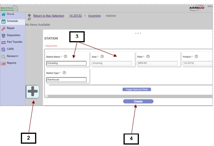 Adding a Station from Process Builder – Enterprise Support Portal