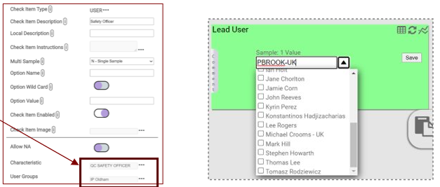 eCheckitem Types: User Pick – Enterprise Support Portal