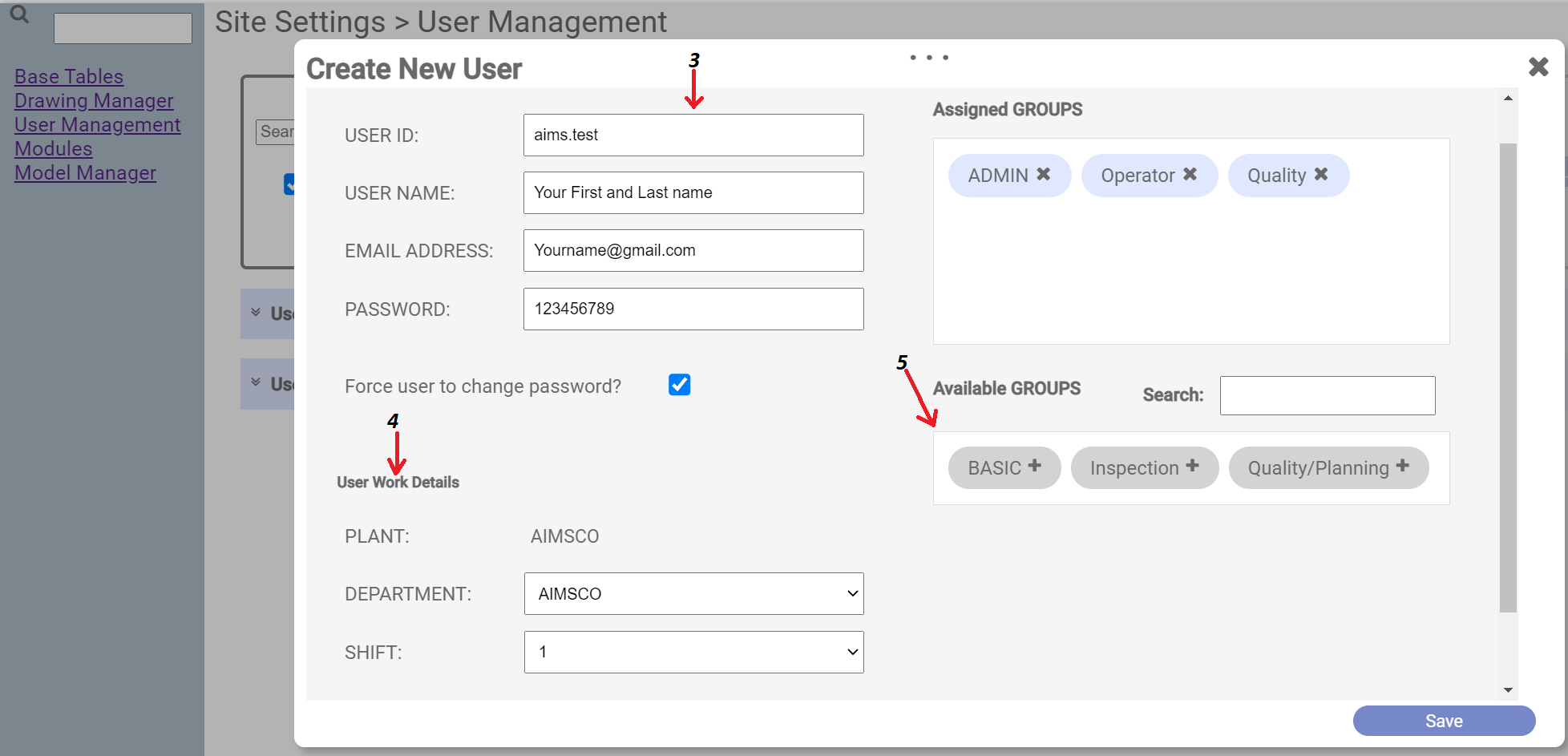 Adding a New User – Enterprise Support Portal
