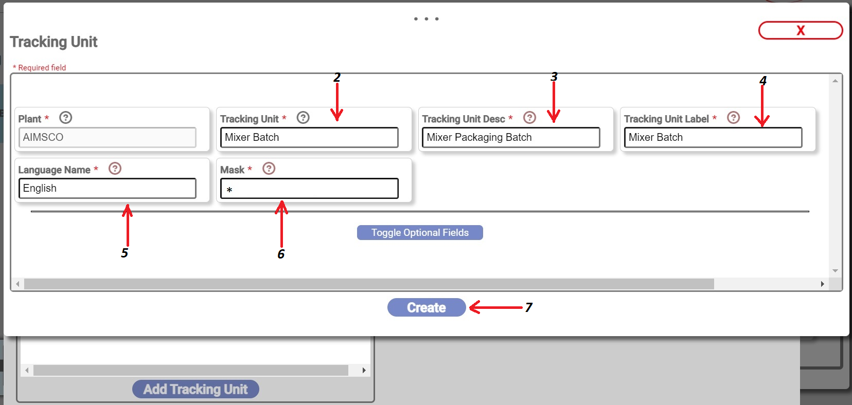 Tracking Units – Enterprise Service Portal