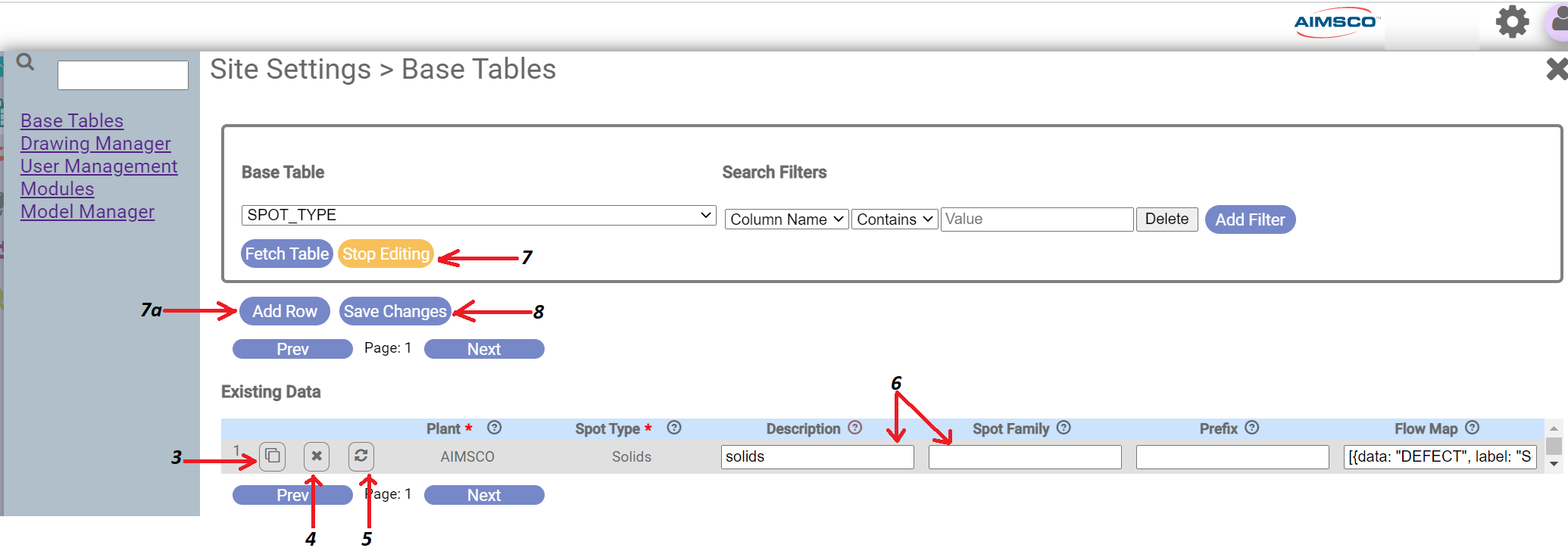 Base Tables Explorer (BTE): Edit Records – Enterprise Support Portal